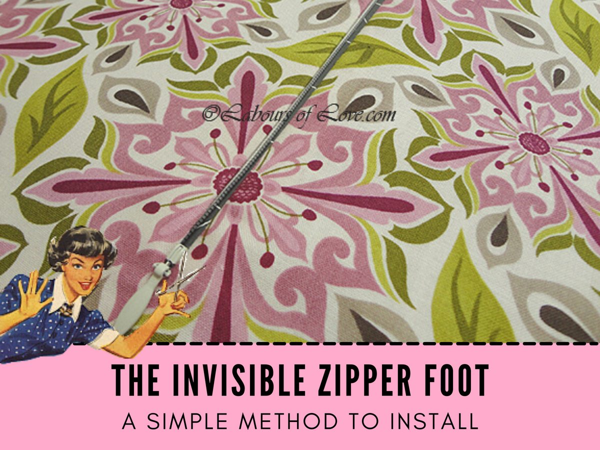 Sewing Lesson - How To Put In An Invisible Zipper AND Match the Fabric ...