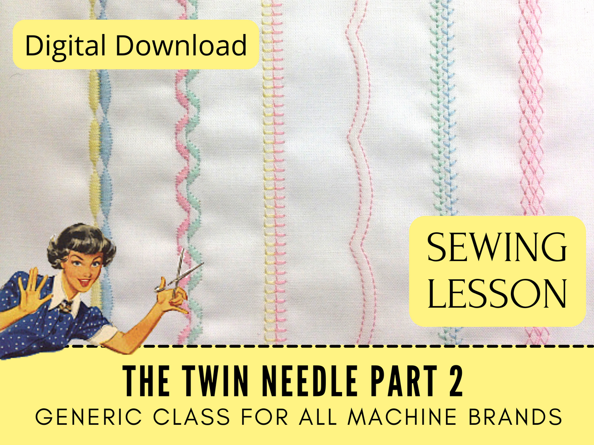 Sewing Lesson - How To Use A Twin Needle Sewing Techniques – Labours of ...